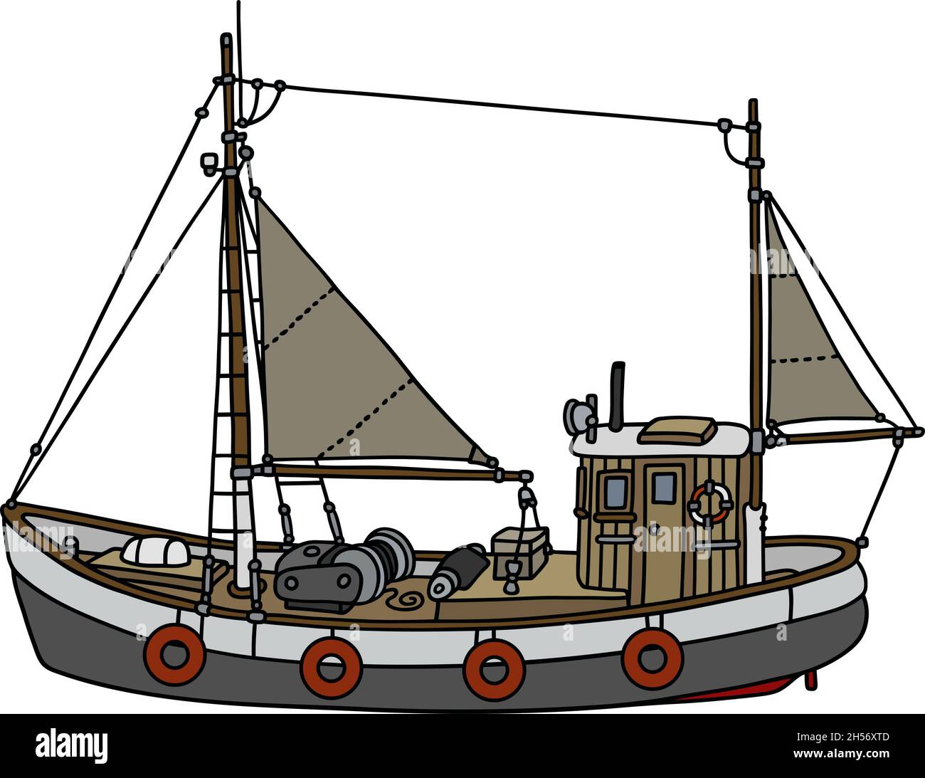 Cutter fishing Cut Out Stock Images & Pictures - Alamy