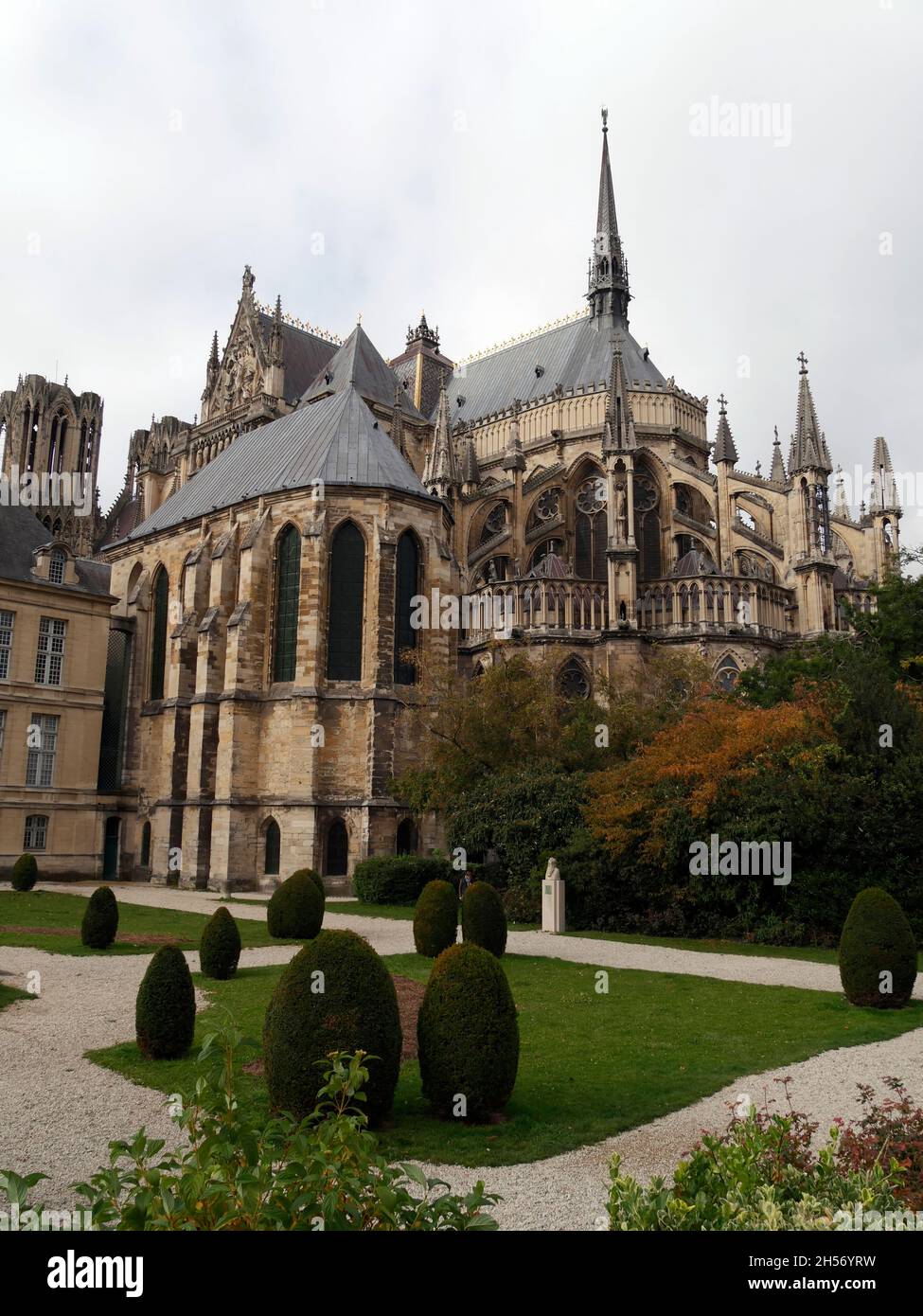 the Apse, Notre-Dame de Reims, Reims cathedral,France,Europe Stock ...