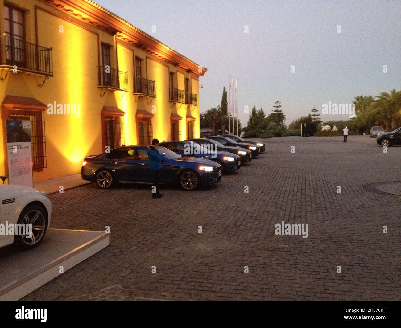 BMW M5 (F10) fifth generation: Parked side by side with the headlight ...