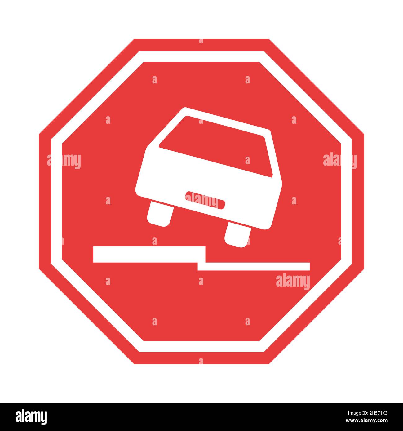 Roadside danger Stock Vector Images - Alamy