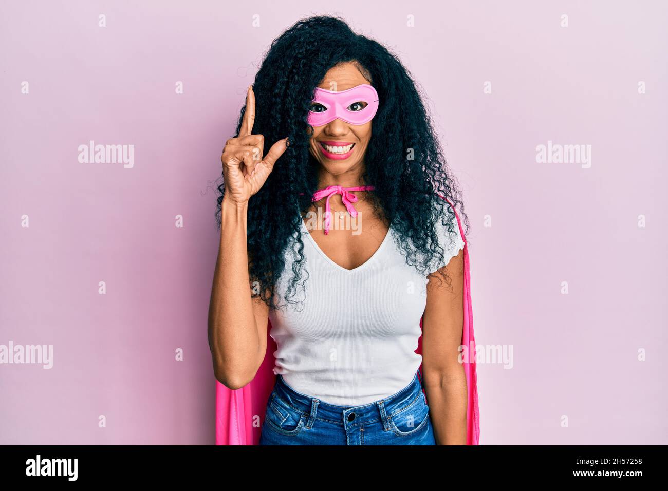 Superhero female super hero character hi-res stock photography and ...
