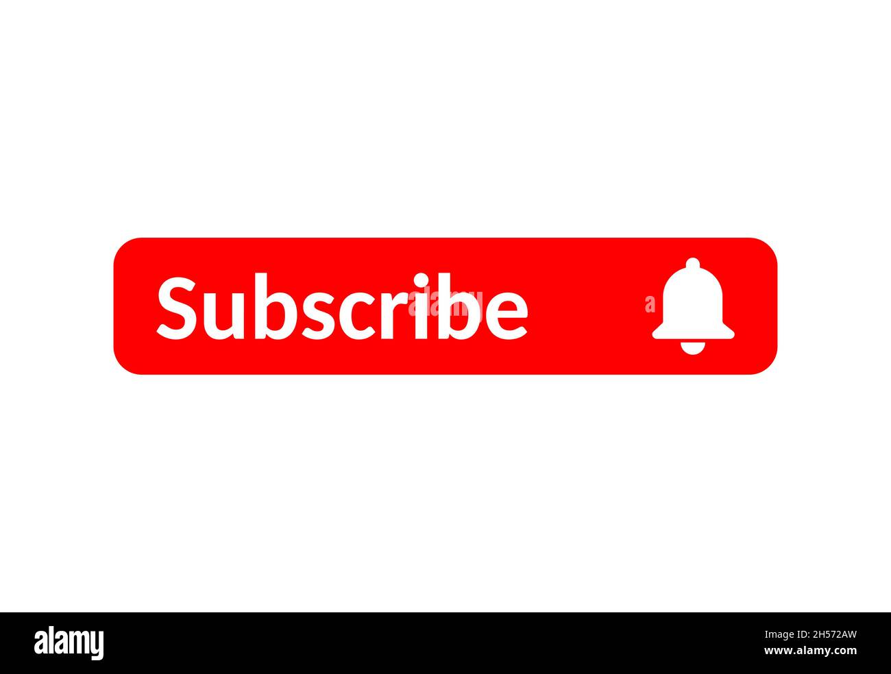 Subscribe web button, social media icon vector illustration, internet ...