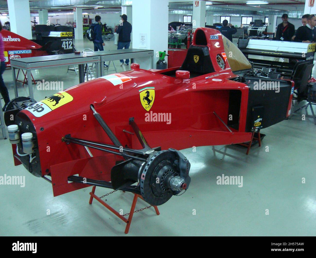 Formula 1 car from the Ferrari team. Circuit Ascari Resort , Malaga ...