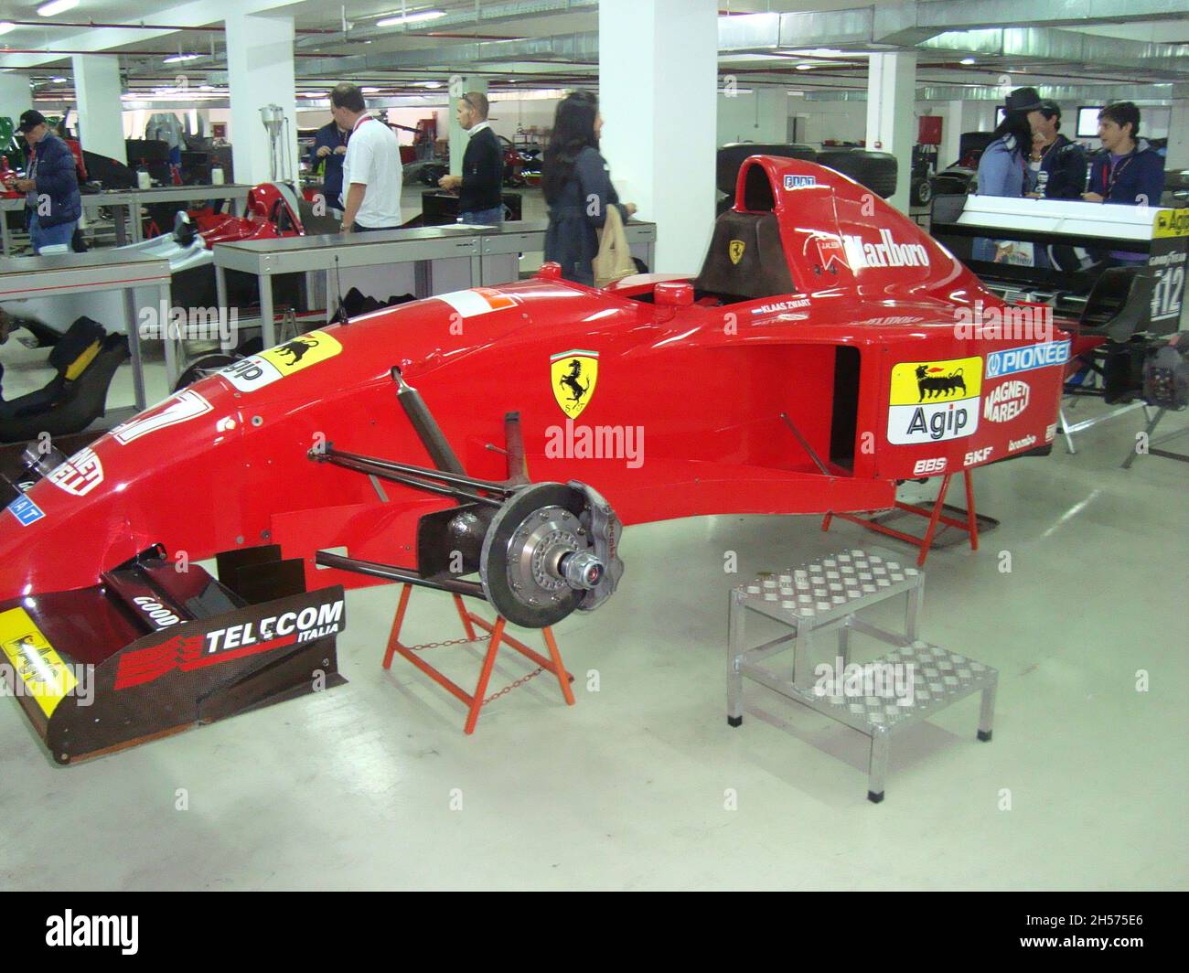 Formula 1 car from the Ferrari team. Circuit Ascari Resort , Malaga ...
