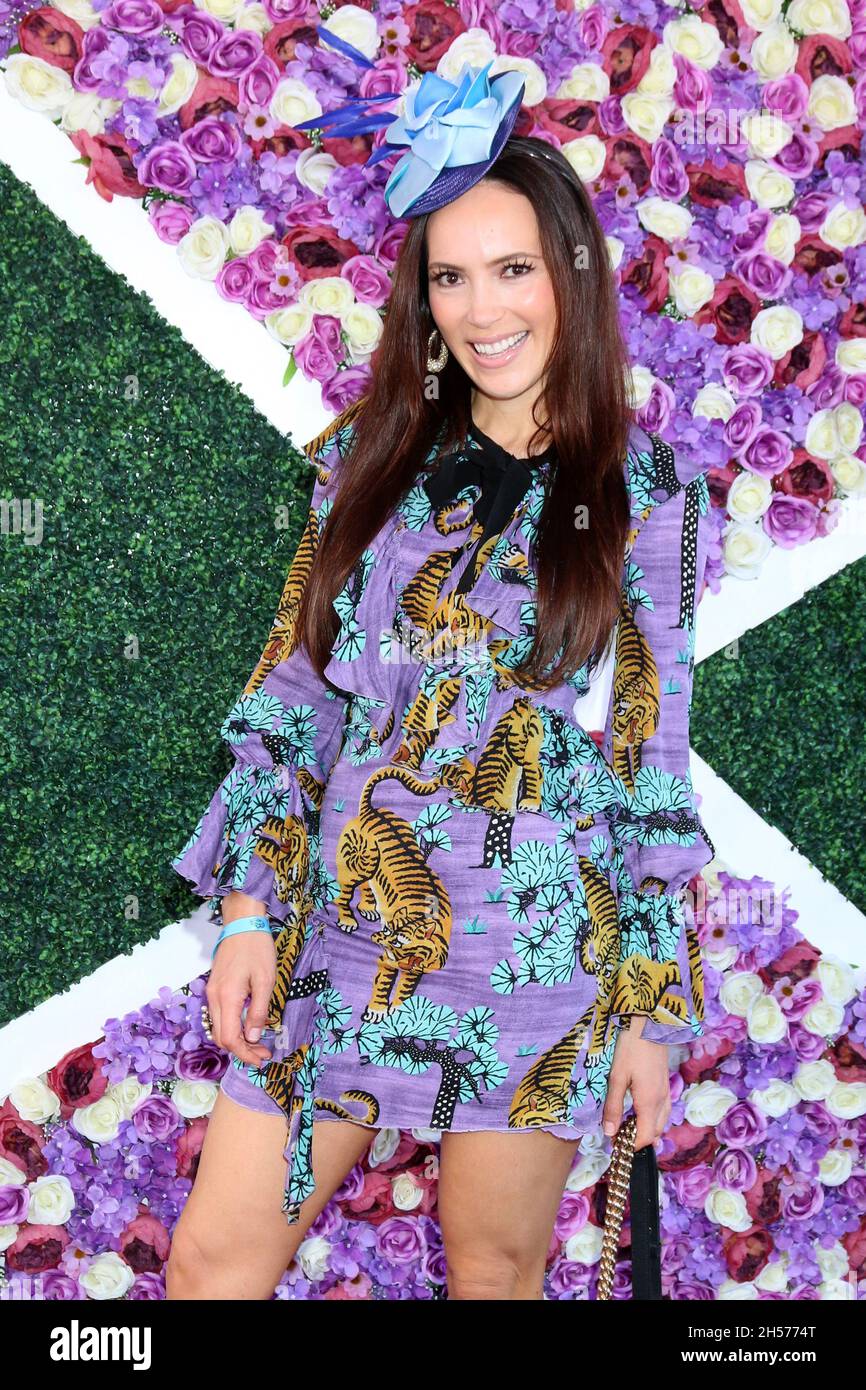 Davina Potratz at the 2021 Breeders Cup Race at the Del Mar Racetrack ...