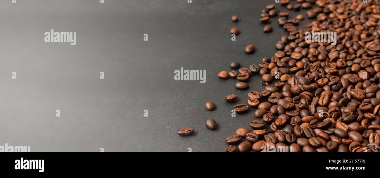Coffee beans banner hi-res stock photography and images - Alamy