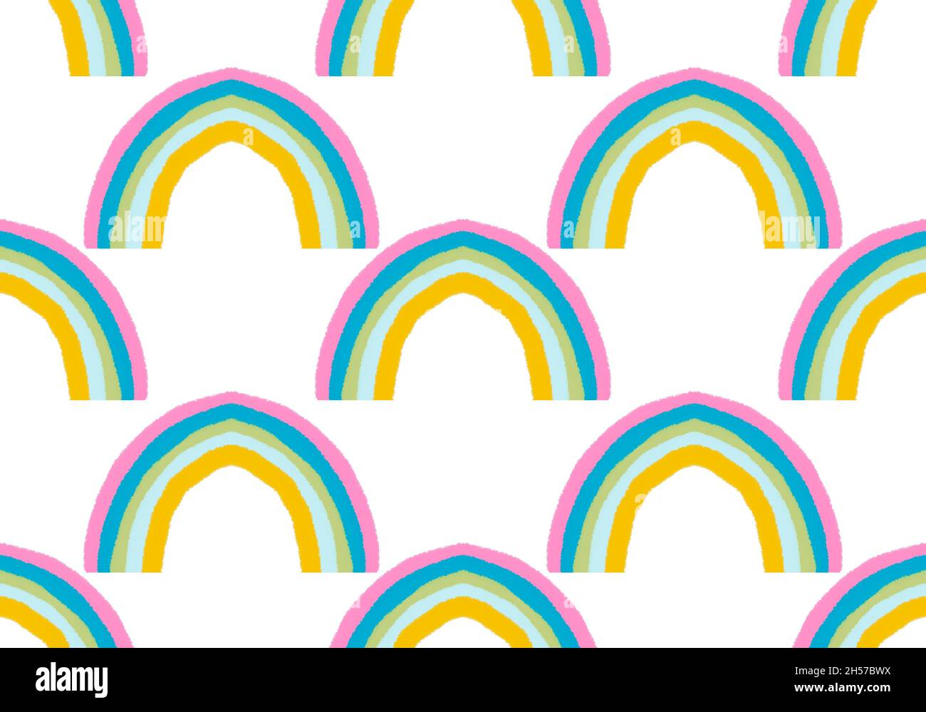 Kids rainbow seamless pattern for fabrics and textiles and packaging ...