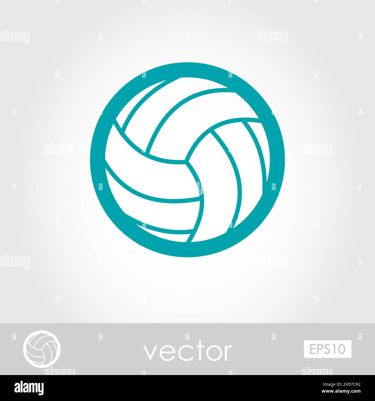 Volleyball outline vector icon. Beach. Summer. Summertime. Vacation ...