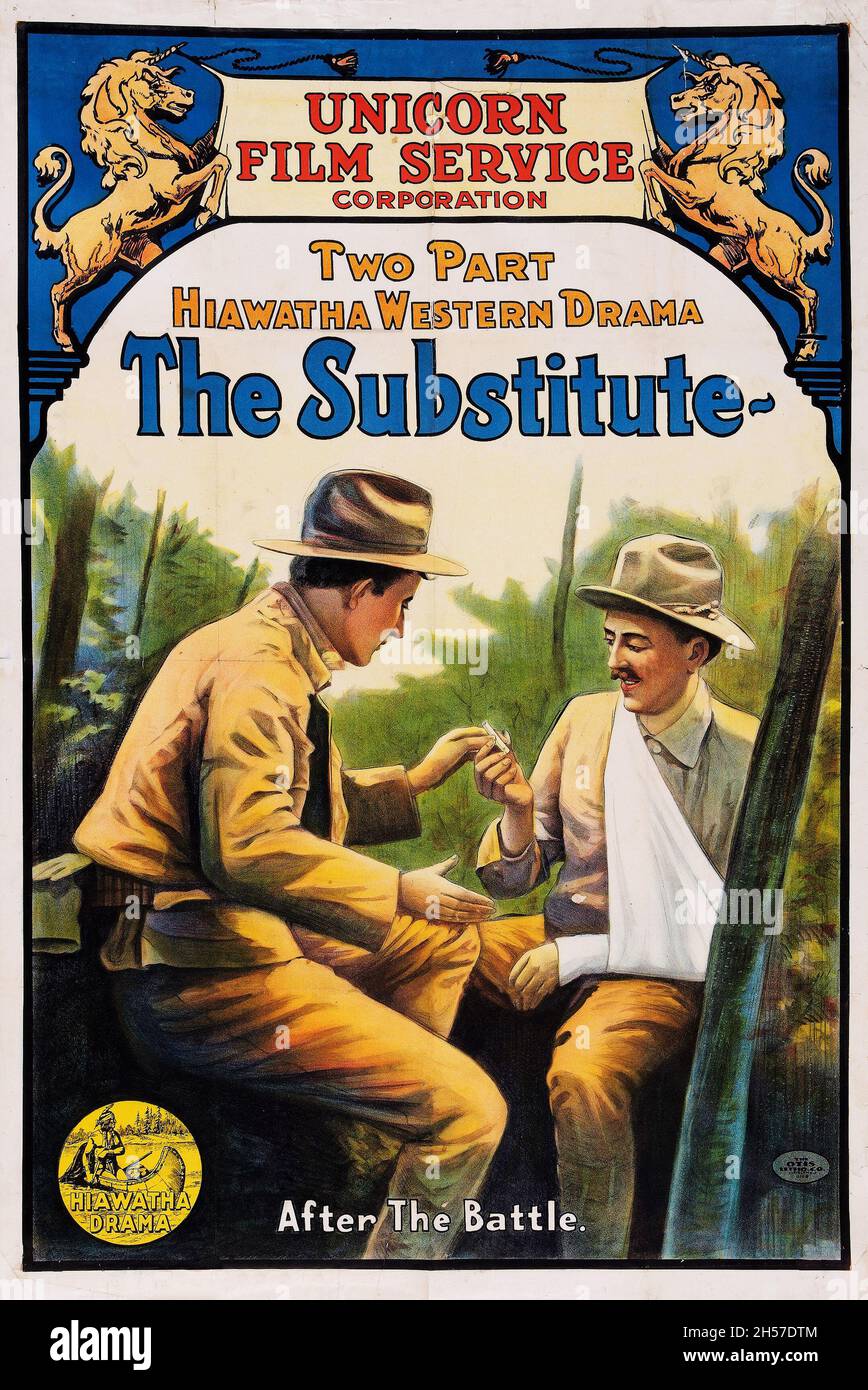 Vintage movie poster for the American film The Substitute (1916) - Old ...