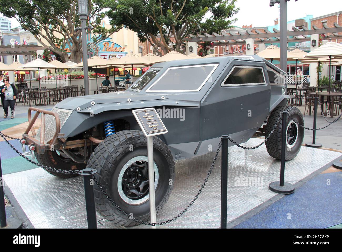 Fast Attack Vehicle: Fast and Furious 7. On display at Universal ...