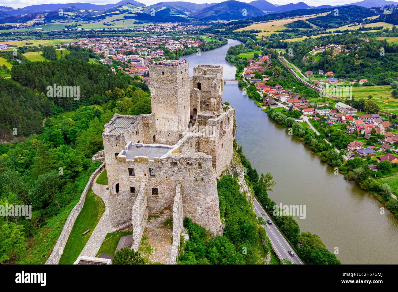 Burg strecno hi-res stock photography and images - Alamy