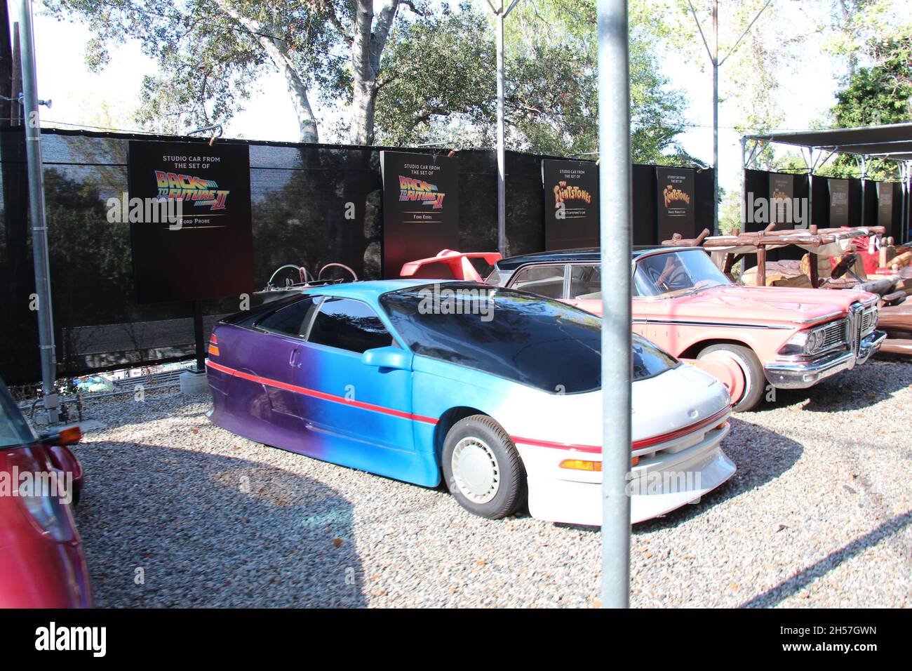 Car from the movie Back to the Future II, on display at Universal ...