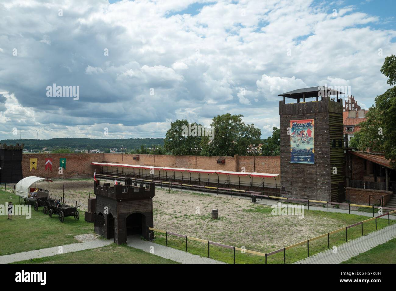 Teutonic castle (14th century) in Gniew, Poland Stock Photo - Alamy