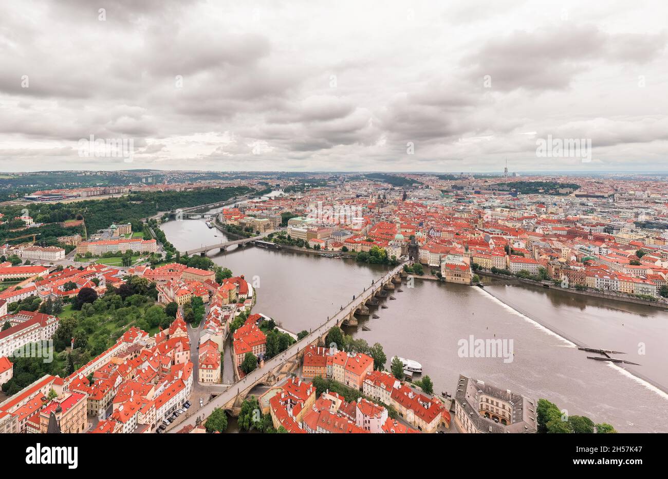 Prague Old Town in Czech Republic with Famous Sightseeing Places in ...