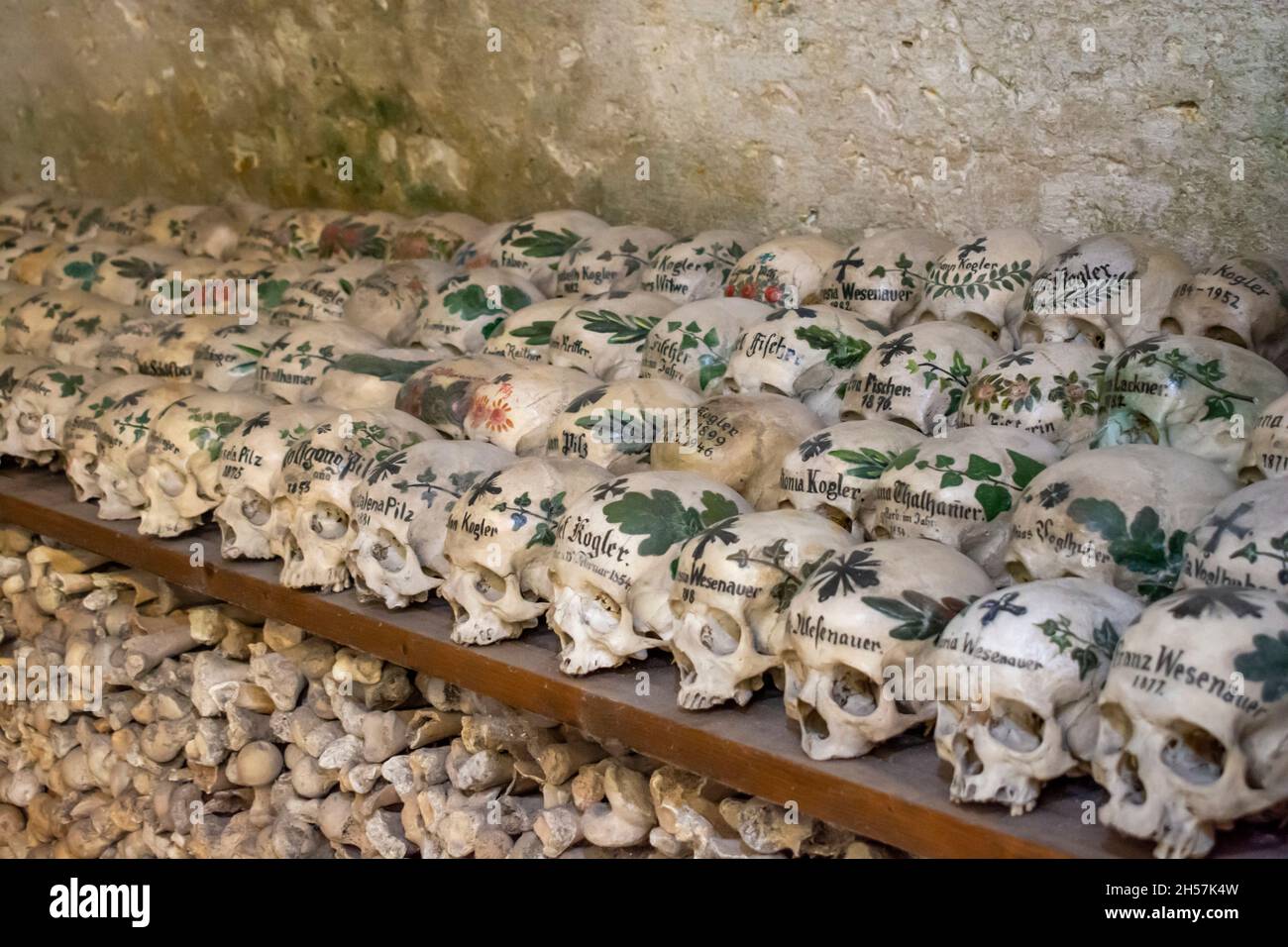 HALLSTATT, AUSTRIA - July,21 2020 : Charnel House or Bone House in St ...