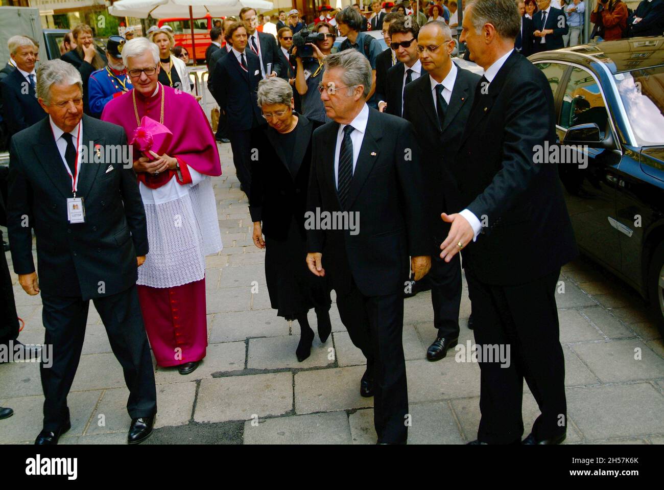 Vienna, Austria. July 16, 2011. Burial ceremony of Otto Habsburg. The ...