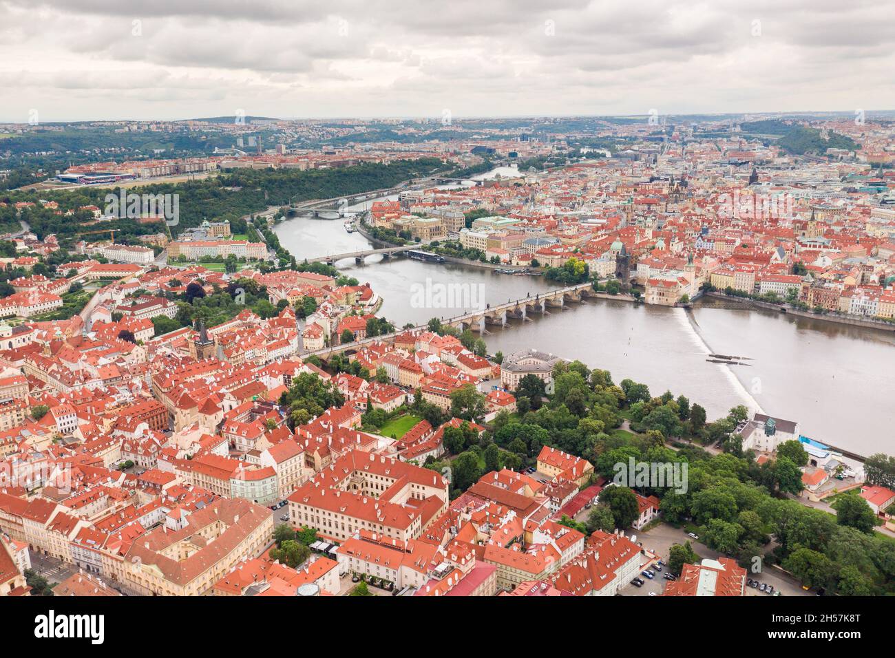 Prague Old Town in Czech Republic with Famous Sightseeing Places in ...