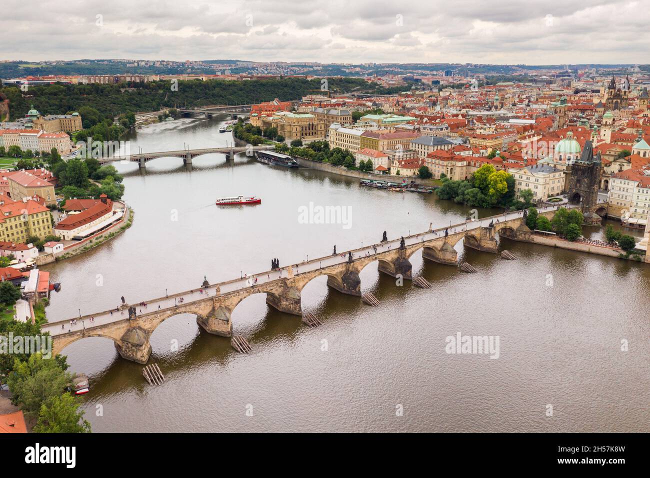 Prague Old Town in Czech Republic with Famous Sightseeing Places in ...