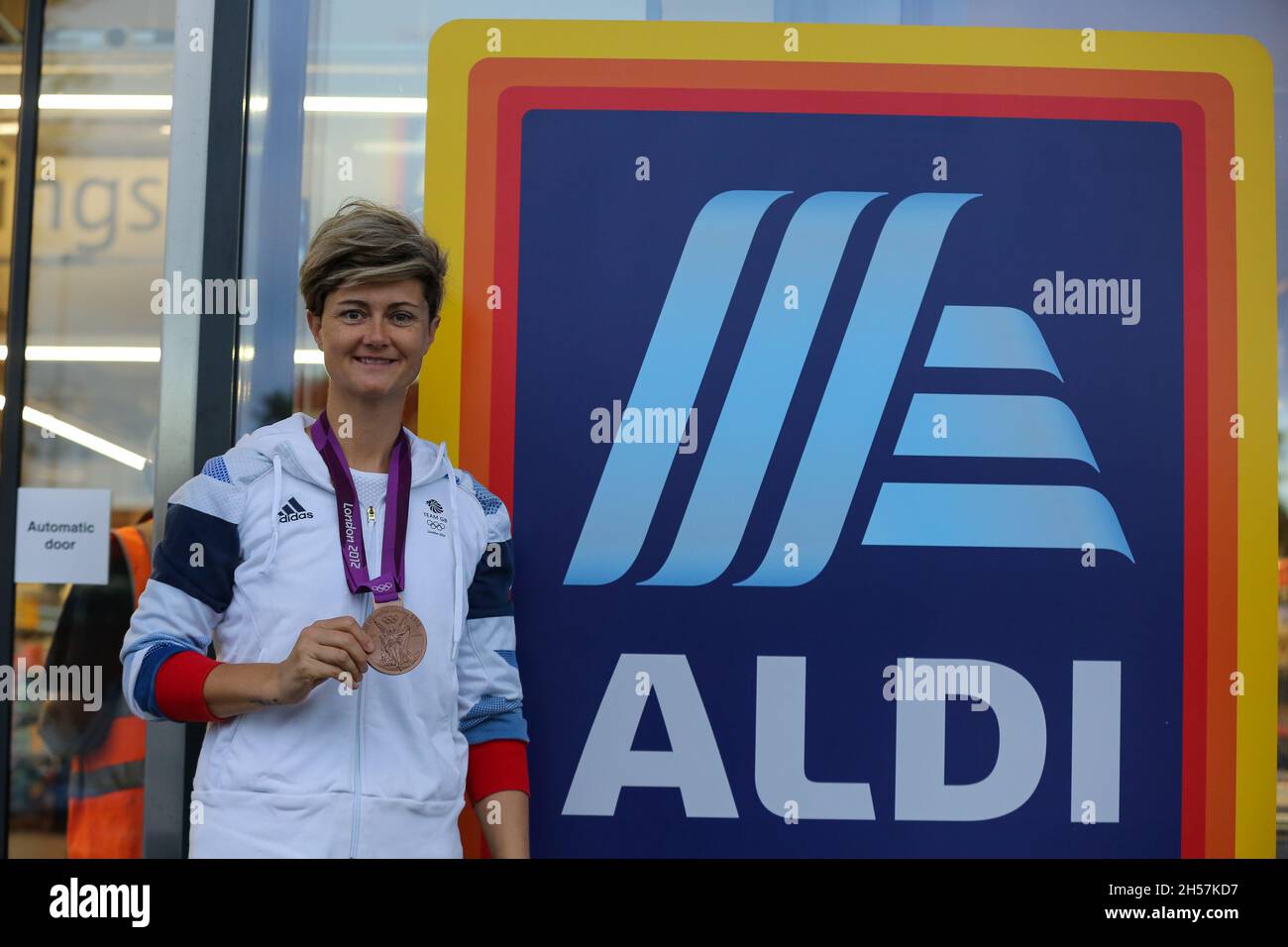 London, UK. 28th Oct, 2021. British hockey bronze medalist Sally Walton ...