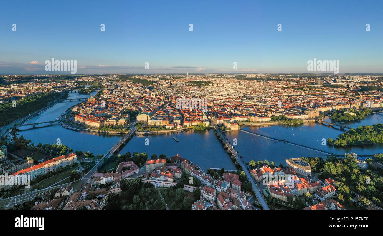 Prague Old Town in Czech Republic with Famous Sightseeing Places in ...