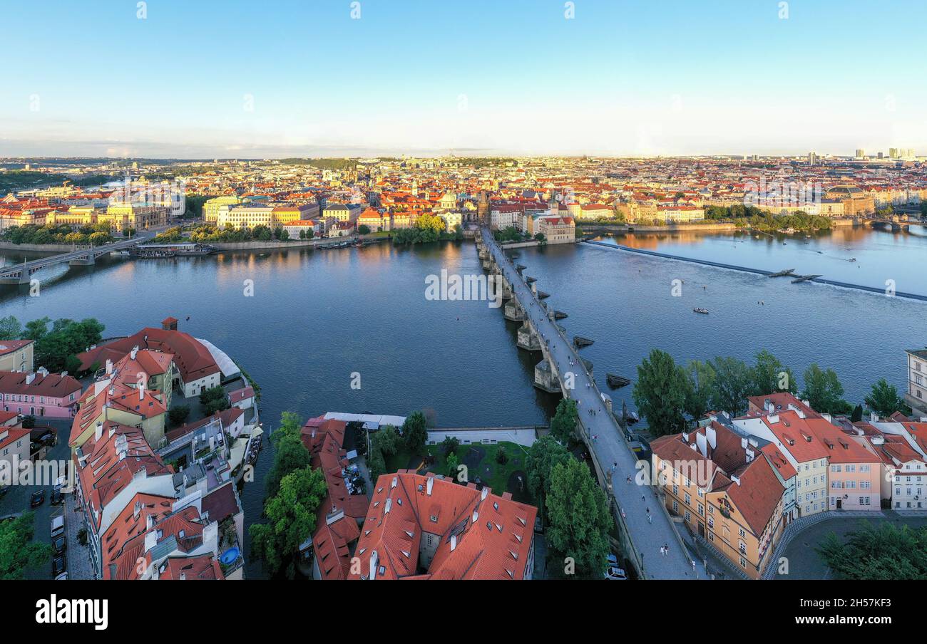 Prague Old Town in Czech Republic with Famous Sightseeing Places in ...