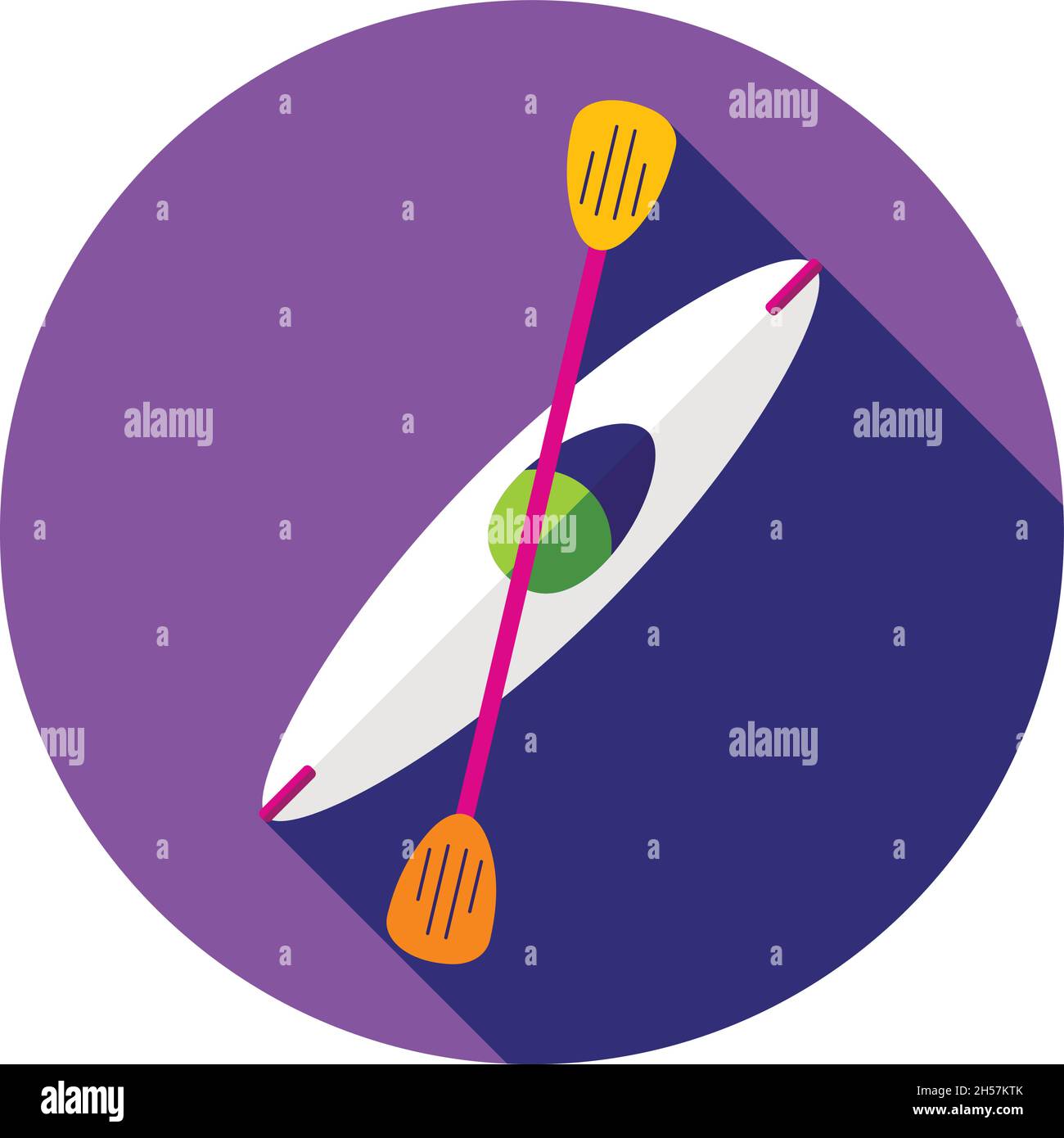 Canoe canoeing Stock Vector Images - Alamy
