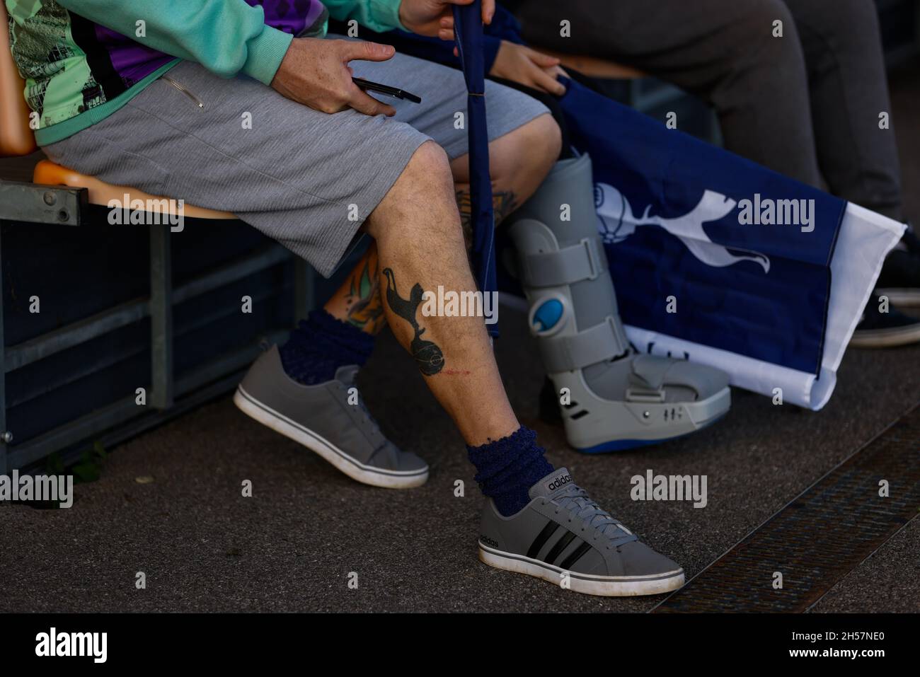 Tottenham fan tattoo hi-res stock photography and images - Alamy