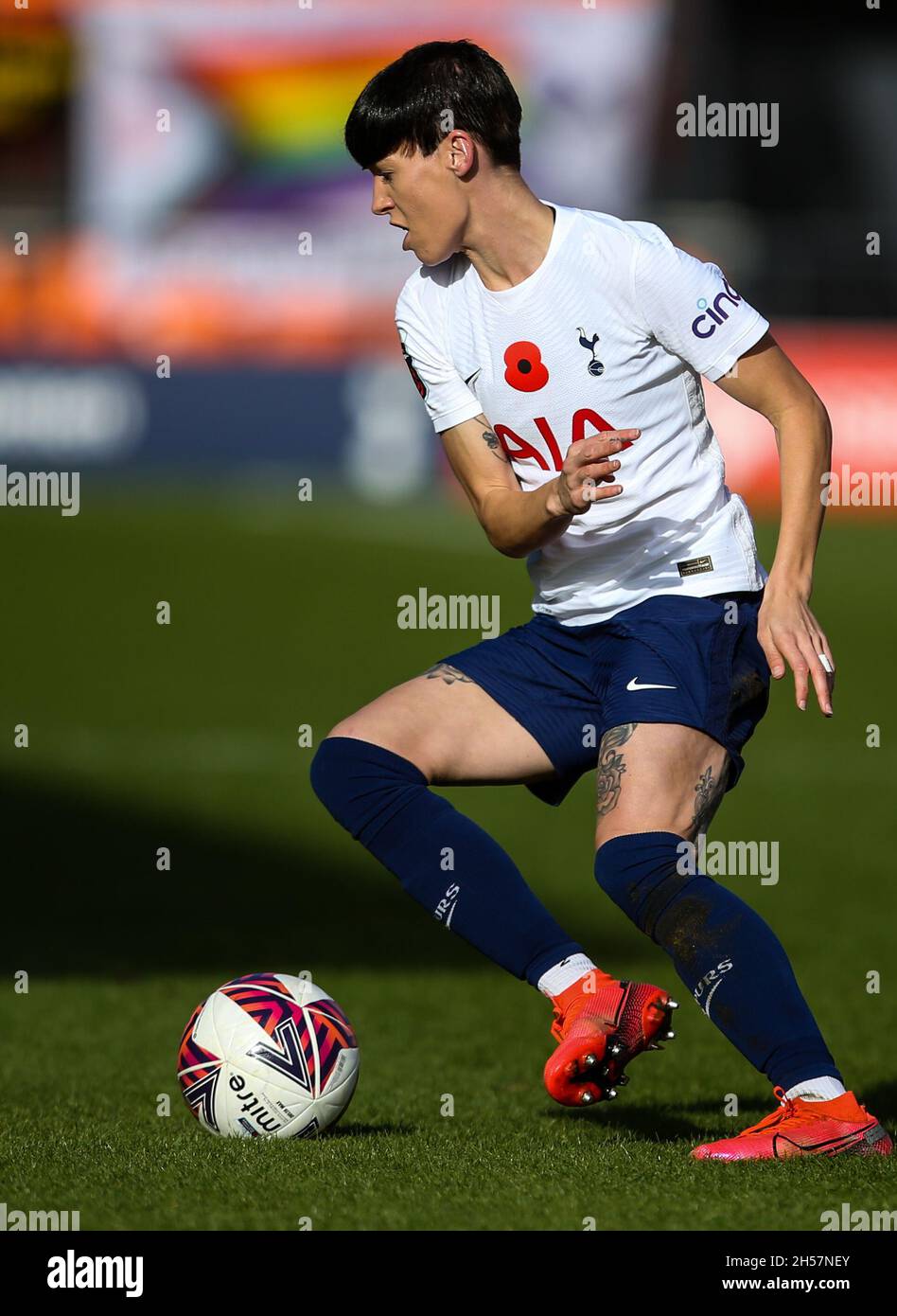Tottenham Hotspur's Ashleigh Neville in action during the Barclays FA ...