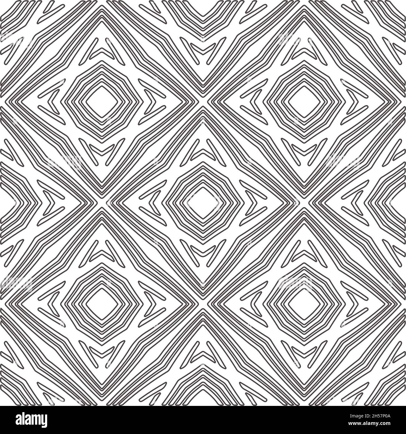 Vector pattern with symmetrical elements . Repeating geometric tiles ...
