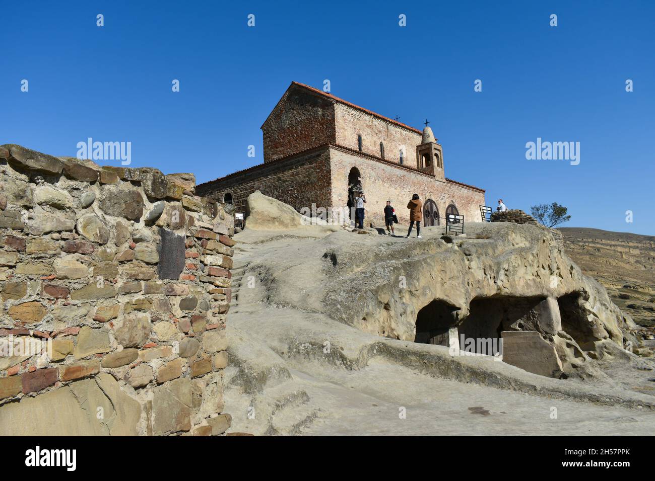 Uplistsikhe, Gori, Georgia - Oct 23, 2021: The Uplistsikhe cave complex ...
