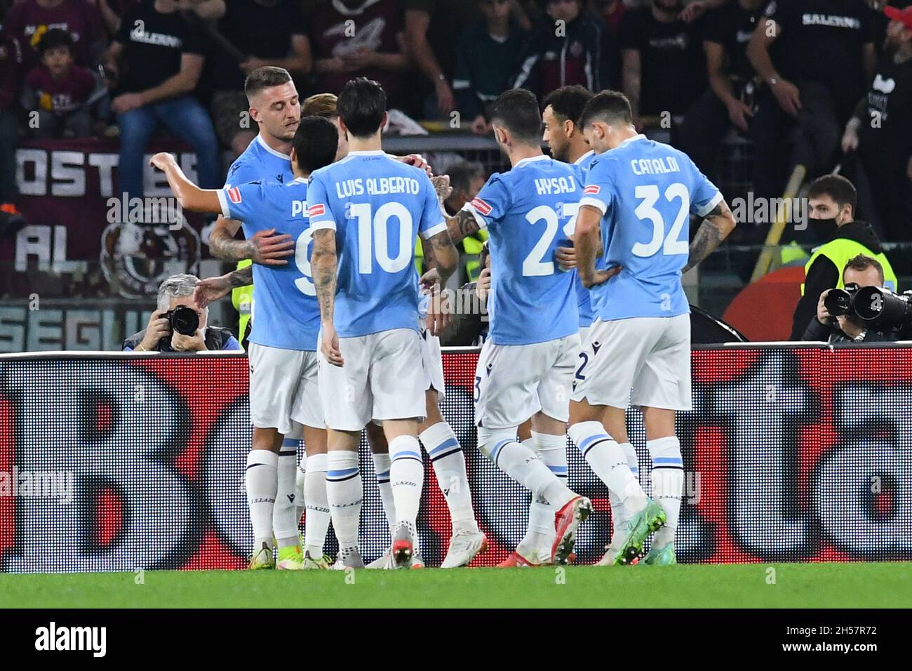 7th November 2021; Stadio Olimpico, Rome, Italy: Serie A Football, SS ...