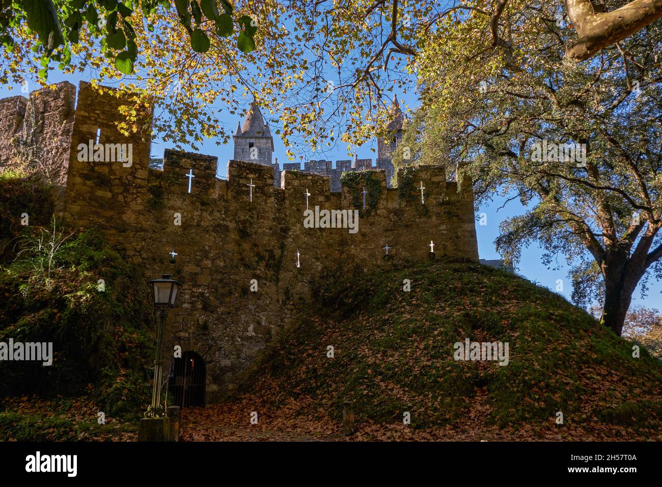 Santa Maria da Feira Medieval Castle in Portugal, a testament to the ...