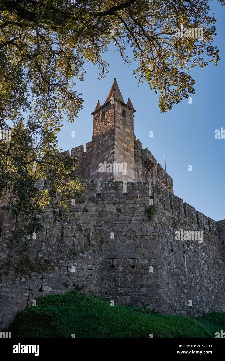 Santa Maria da Feira Medieval Castle in Portugal, a testament to the ...