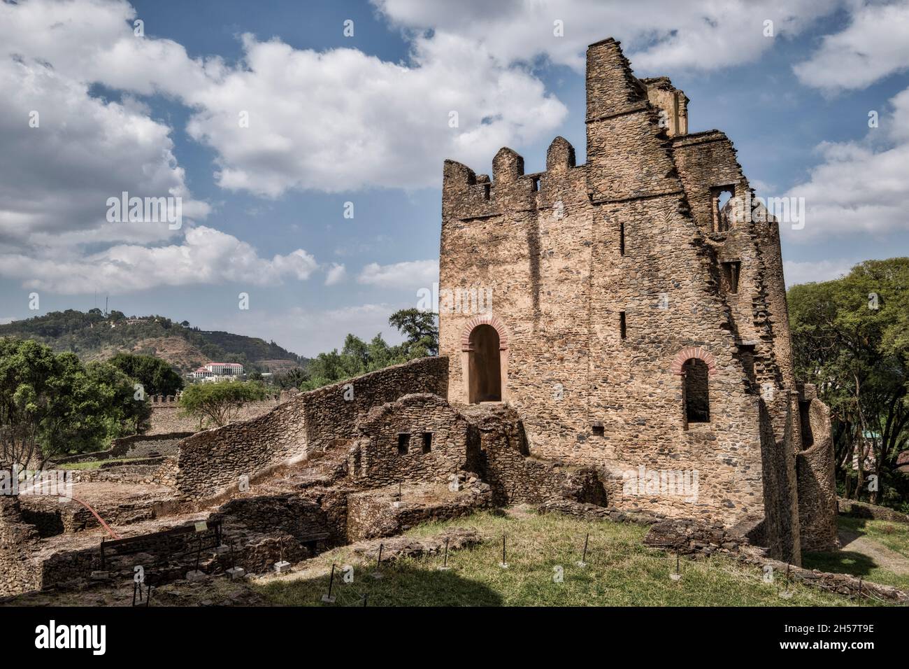 Gondar, castle, Ethiopia, Ahmara region, Africa Stock Photo - Alamy
