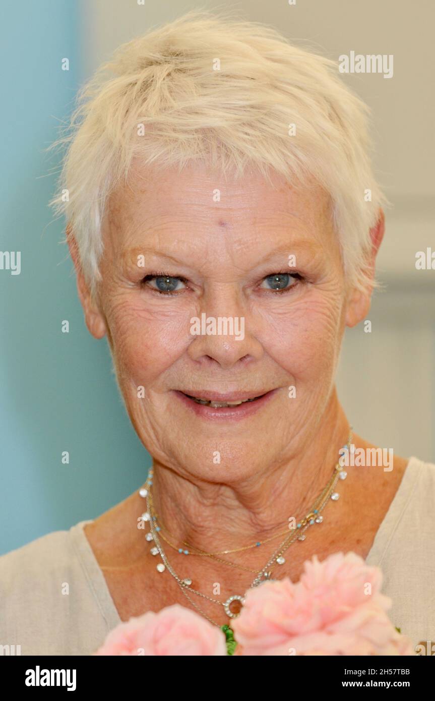 Dame Judi Dench, RHS Hampton Court Palace Flower Show, East Molesey ...