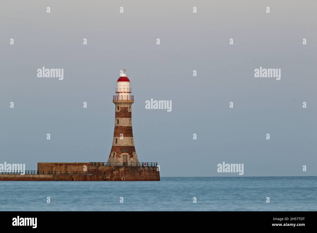 Completed in 1903, Roker Pier and Lighthouse has protected the entrance ...