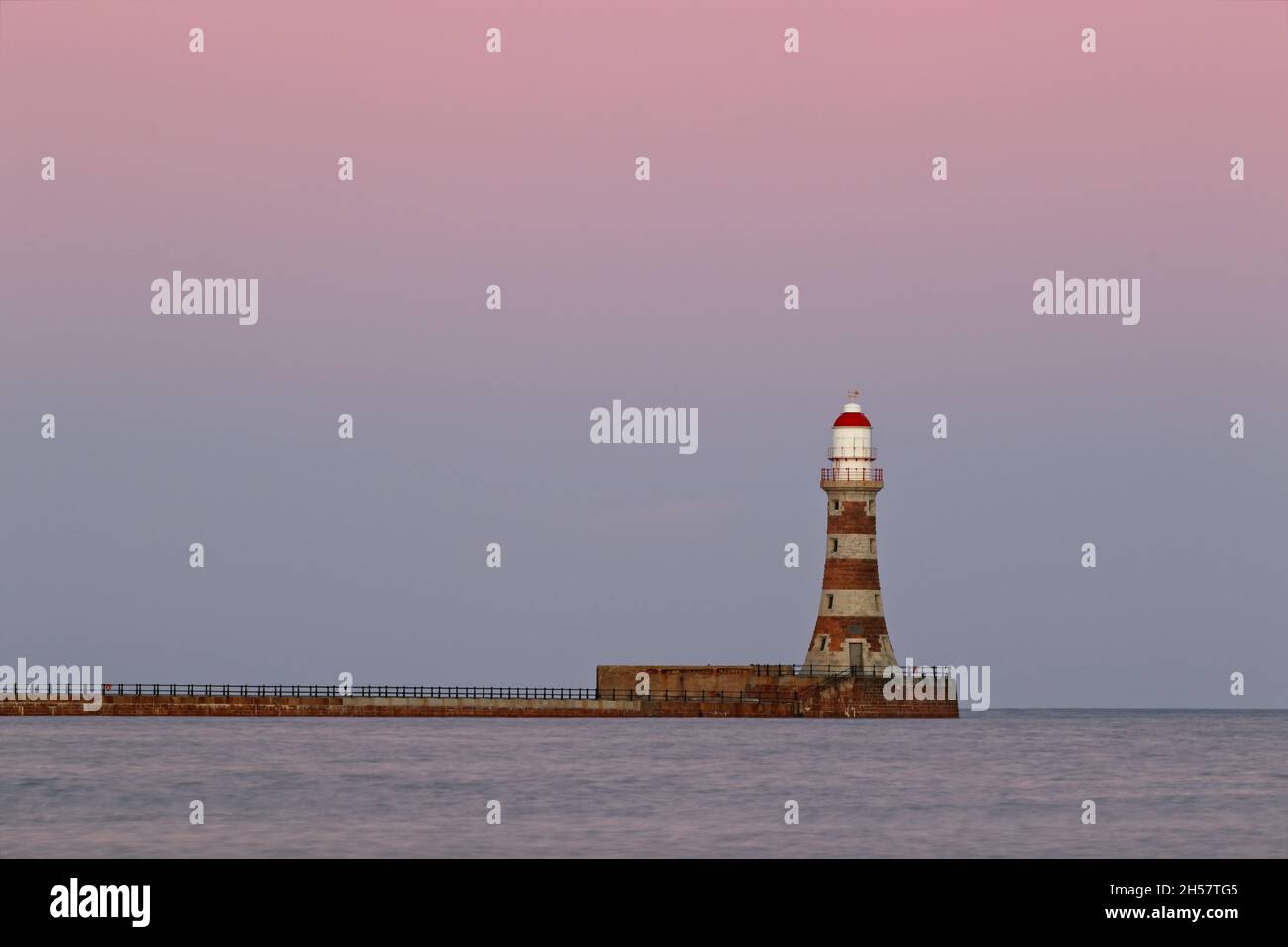 Completed in 1903, Roker Pier and Lighthouse has protected the entrance ...
