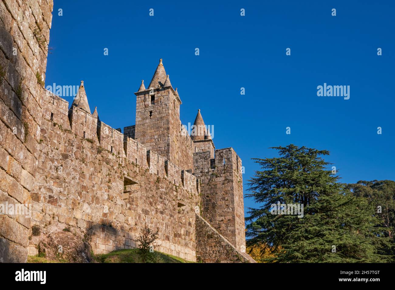 Santa Maria da Feira Medieval Castle in Portugal, a testament to the ...