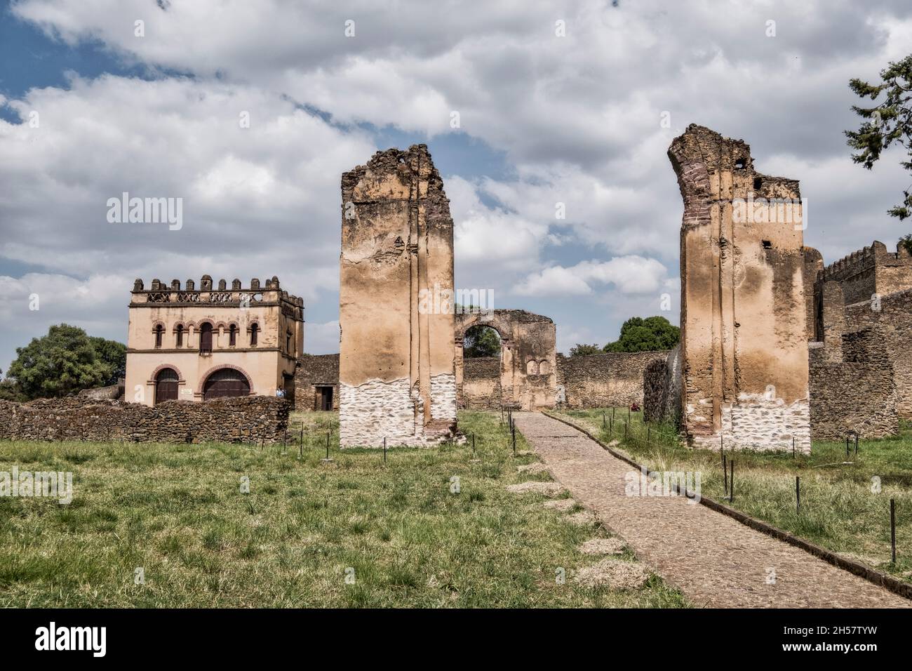 Gondar, castle, Ethiopia, Ahmara region, Africa Stock Photo - Alamy