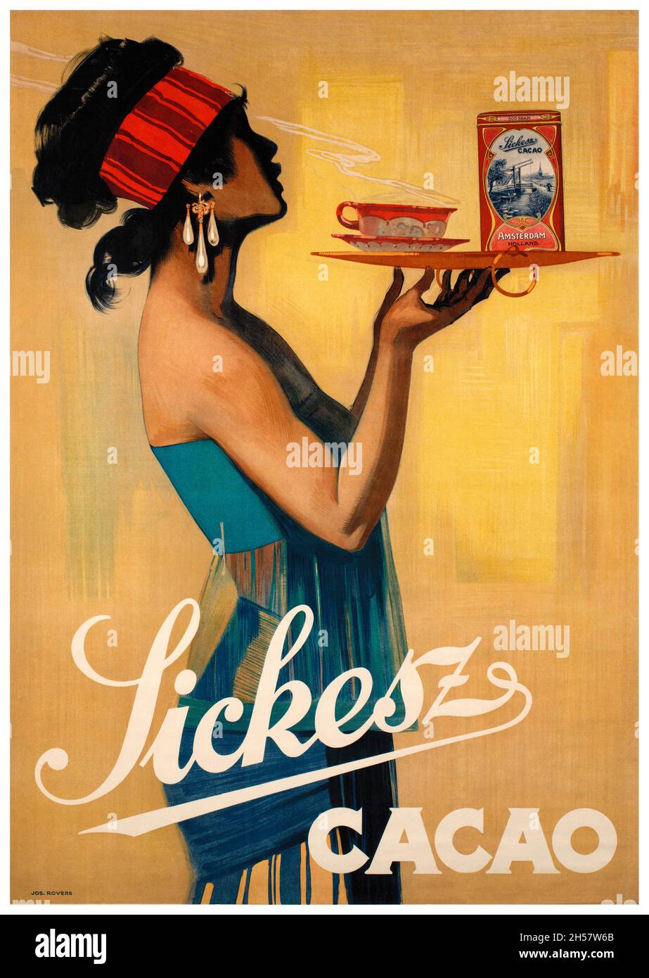 Vintage chocolate advertising poster hi-res stock photography and ...