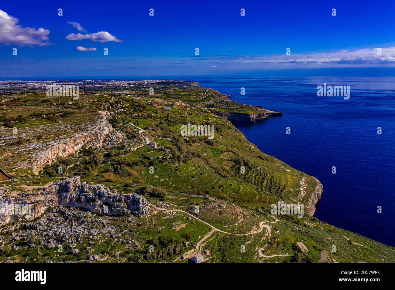 Malta Aerial Photos | Luftbilder von Malta Stock Photo - Alamy