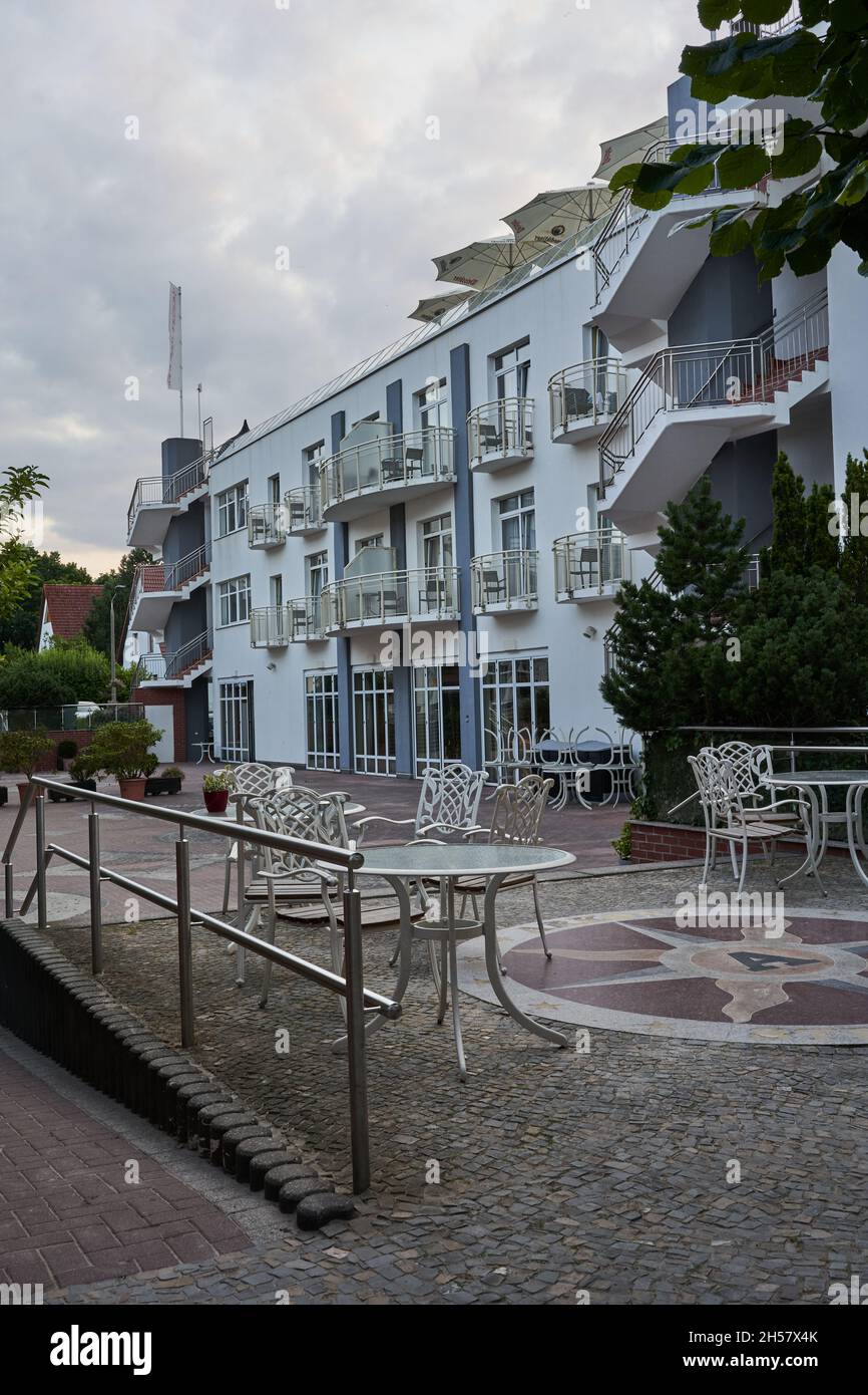 Binz, Germany - July 21, 2021 - the beach promenade - bath architecture ...