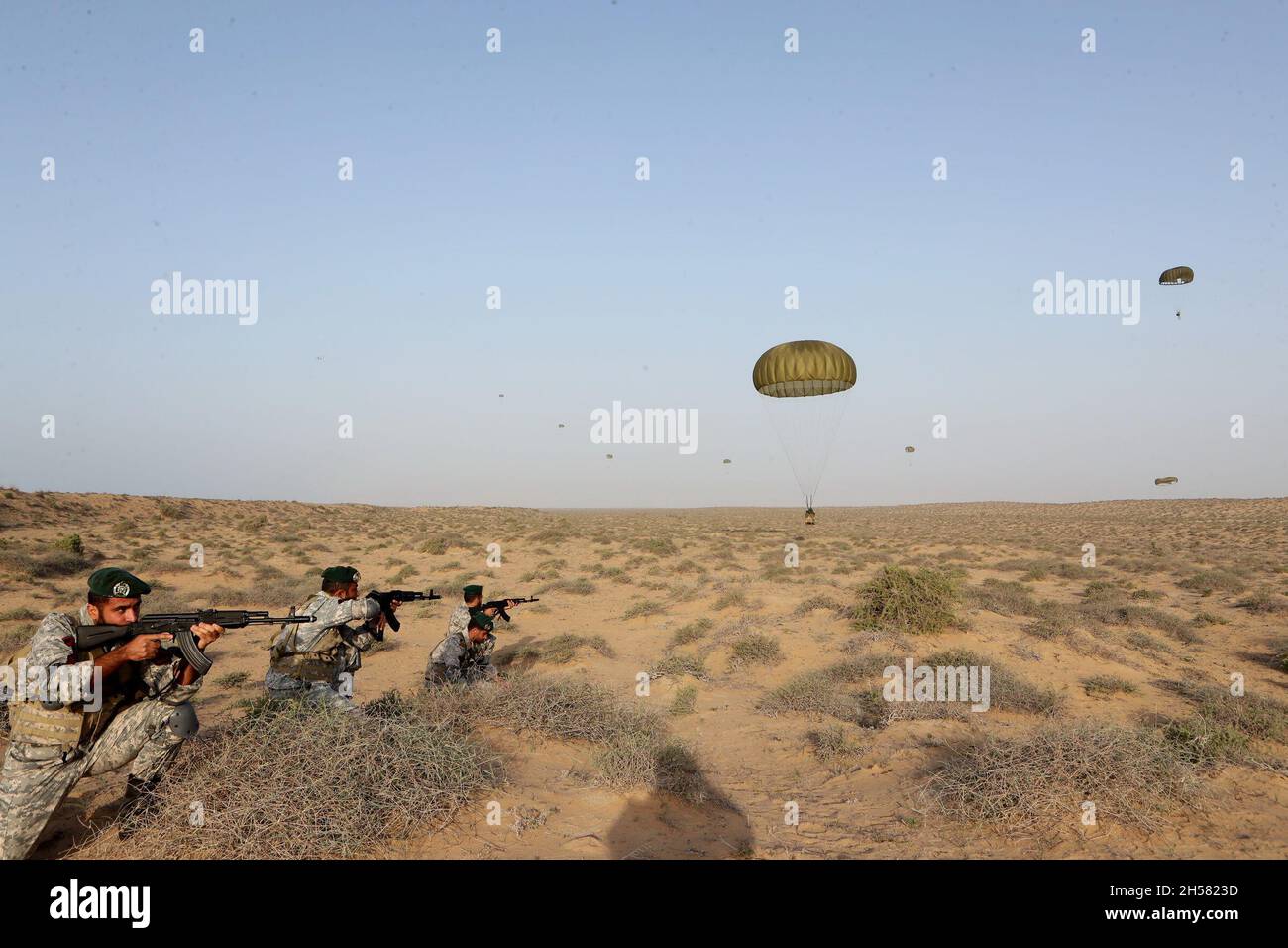 MAKRAN, Tehran, Iran. 7th Nov, 2021. A handout photo made available by ...
