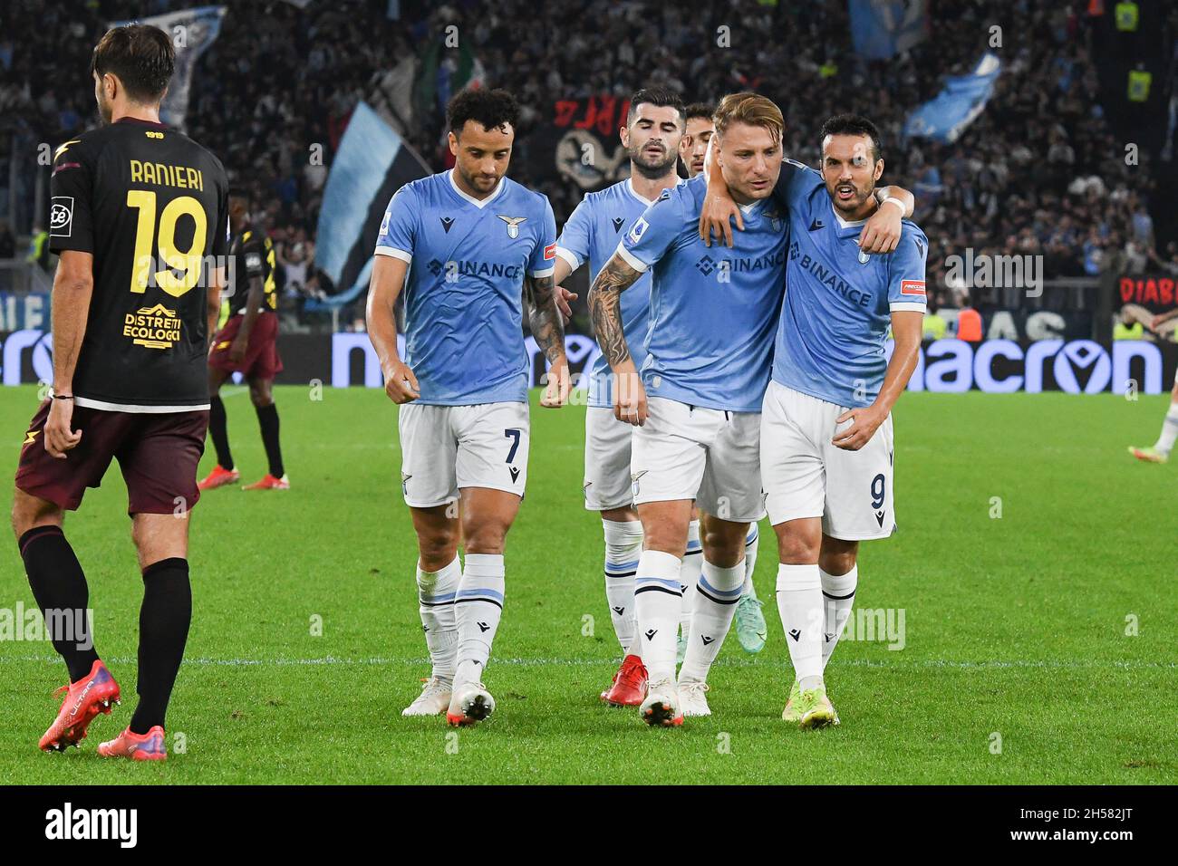 Stadio Olimpico, Rome, Italy. 7th Nov, 2021. Serie A football Lazio ...