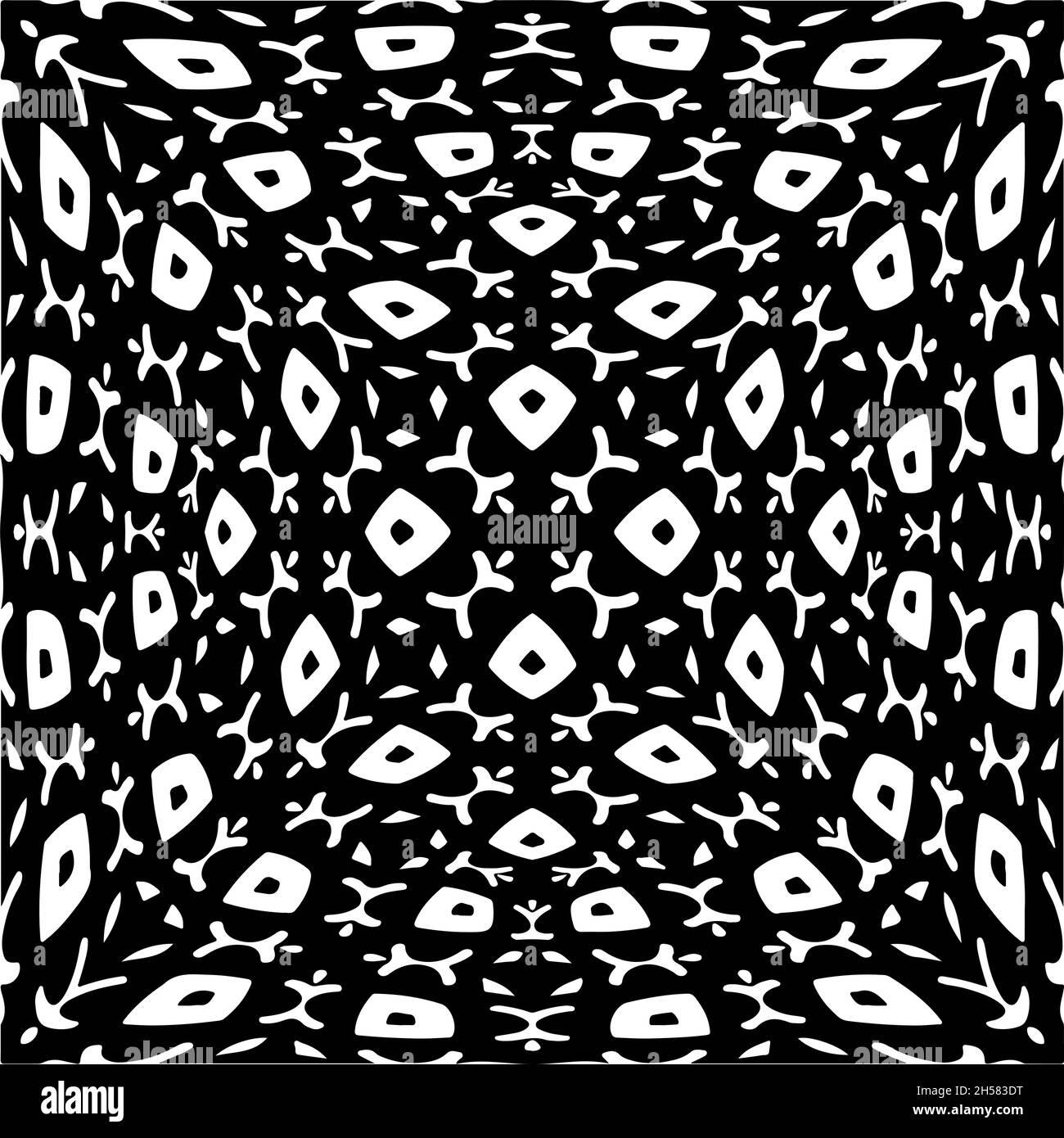 Vector seamless pattern. Modern stylish texture. Composition from ...