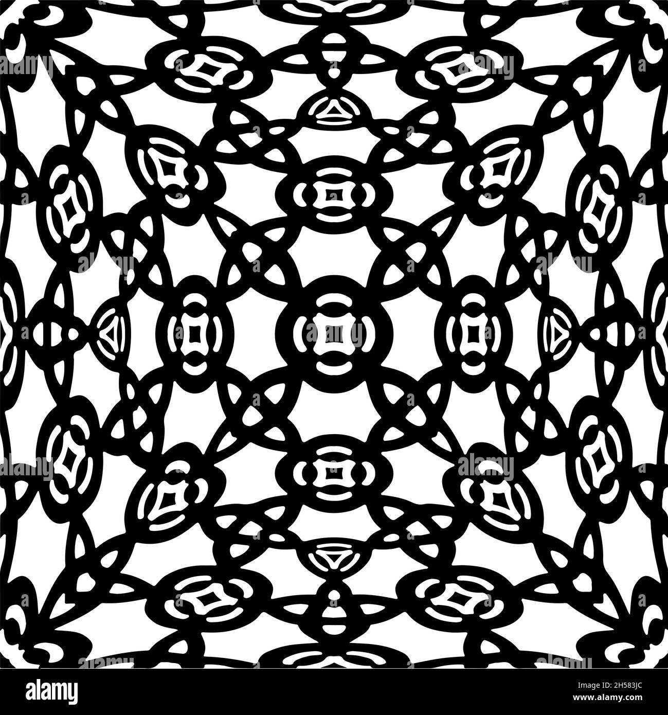 Vector seamless pattern. Modern stylish texture. Composition from ...