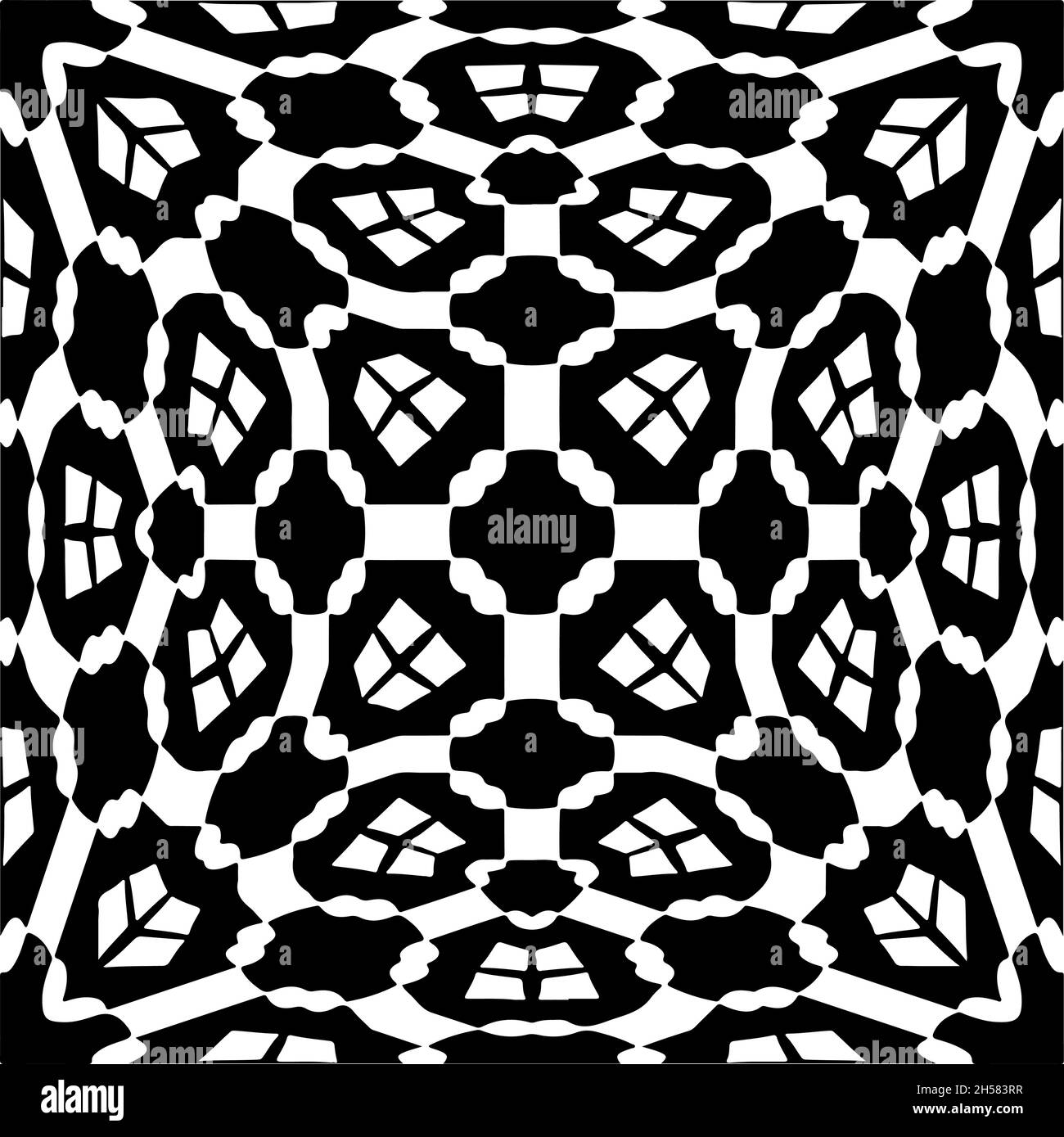 Vector seamless pattern. Modern stylish texture. Composition from ...