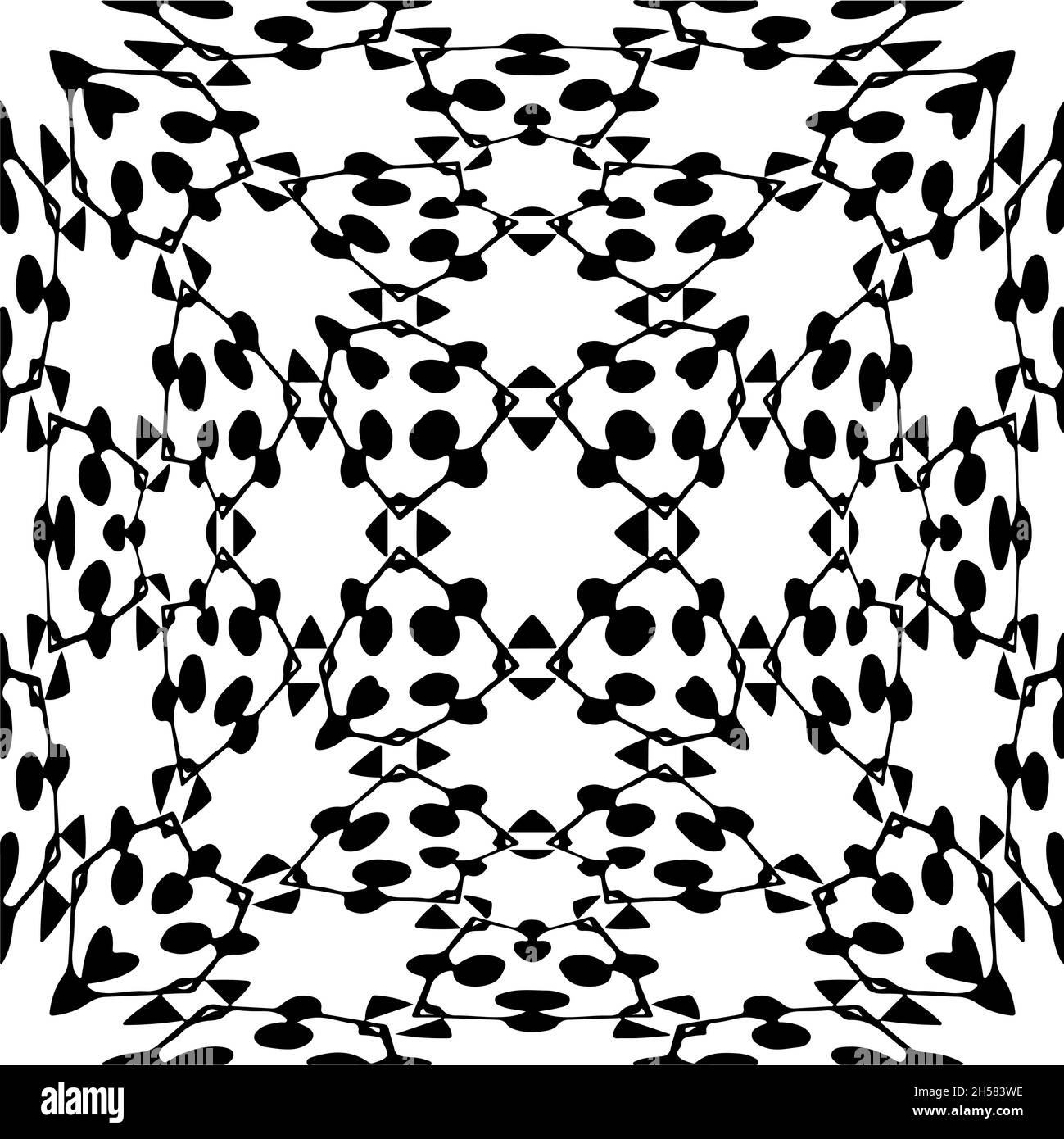 Vector seamless pattern. Modern stylish texture. Composition from ...