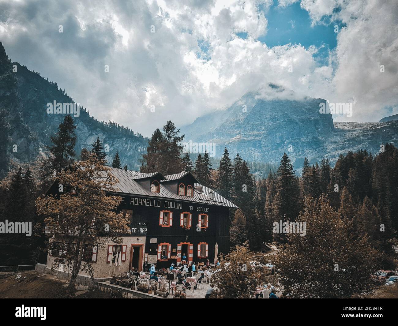 a fantastic view on val di genova Stock Photo - Alamy