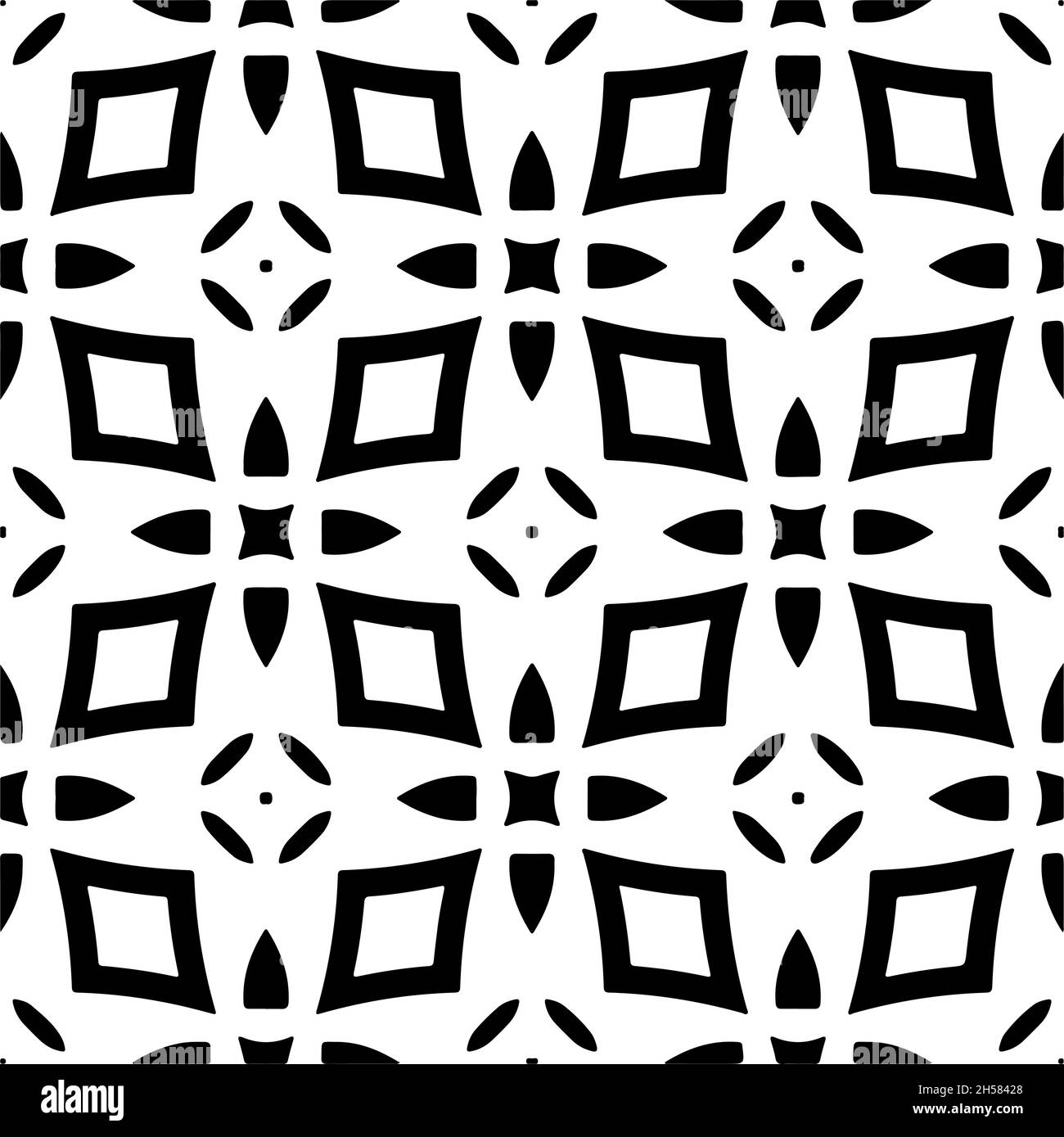 Vector seamless pattern. Modern stylish texture. Composition from ...